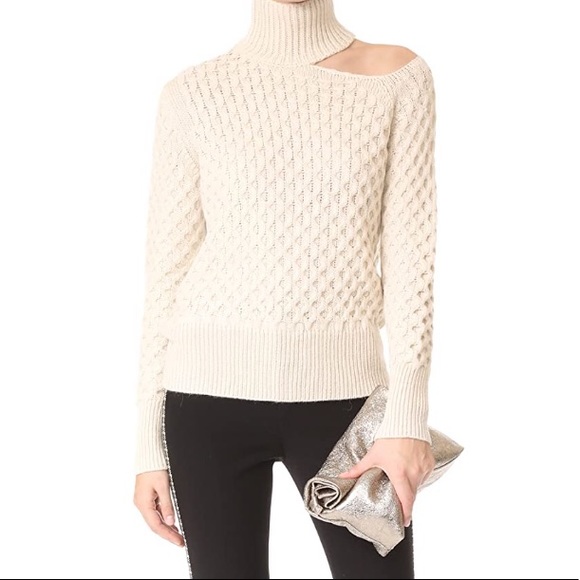 NUDE | Sweaters | Nude Brand Cutout Turtleneck Sweater Small | Poshmark